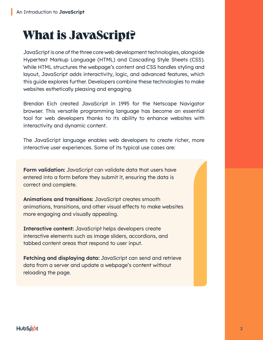 Free Guide: An Introduction to JavaScript [Download Now]